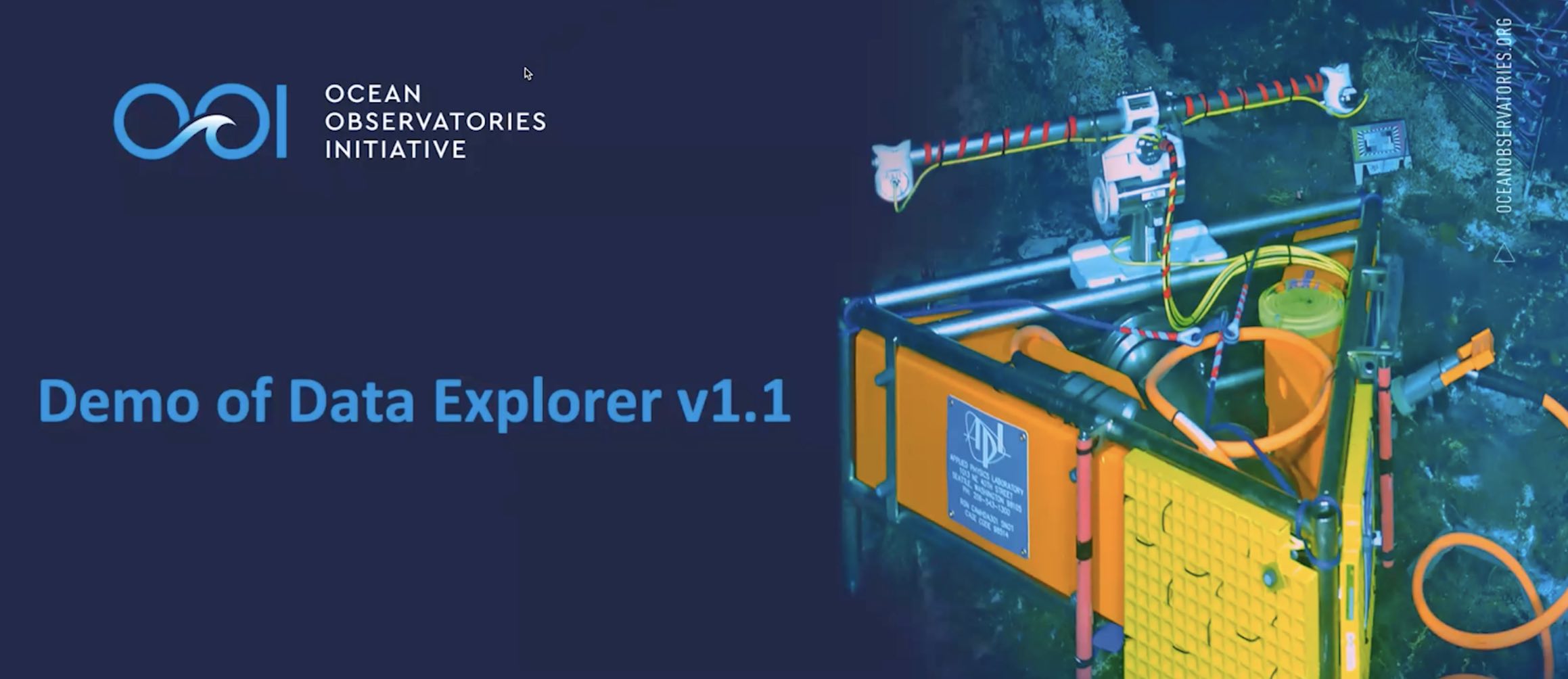 Demo Of Data Explorer 1 1 Video Ocean Observatories Initiative