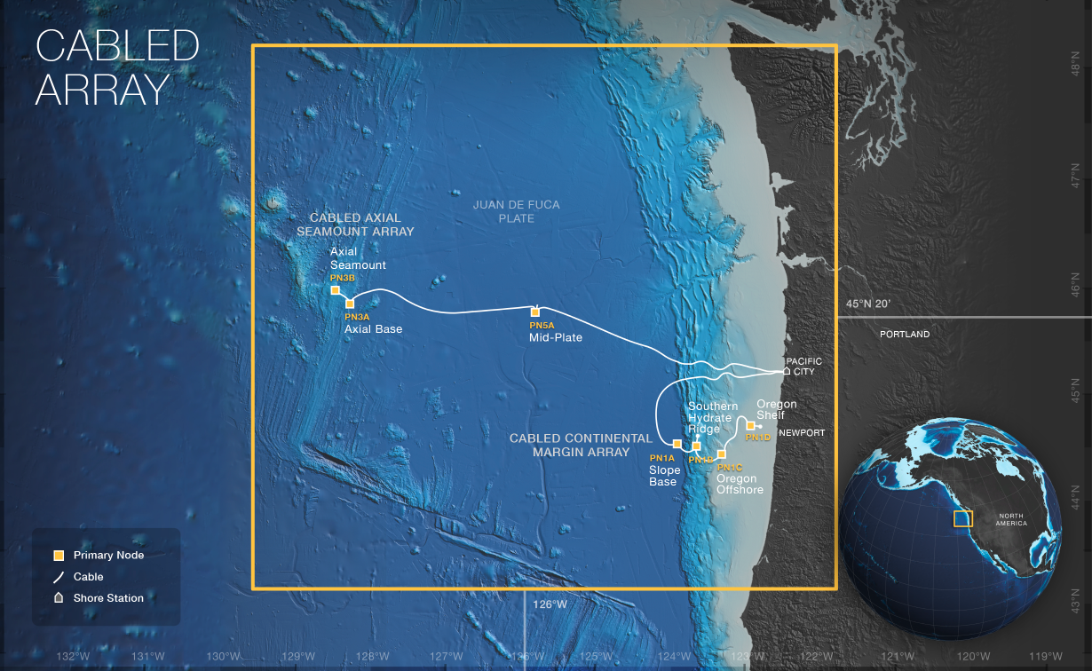 Regional Cabled Array - Ocean Observatories Initiative